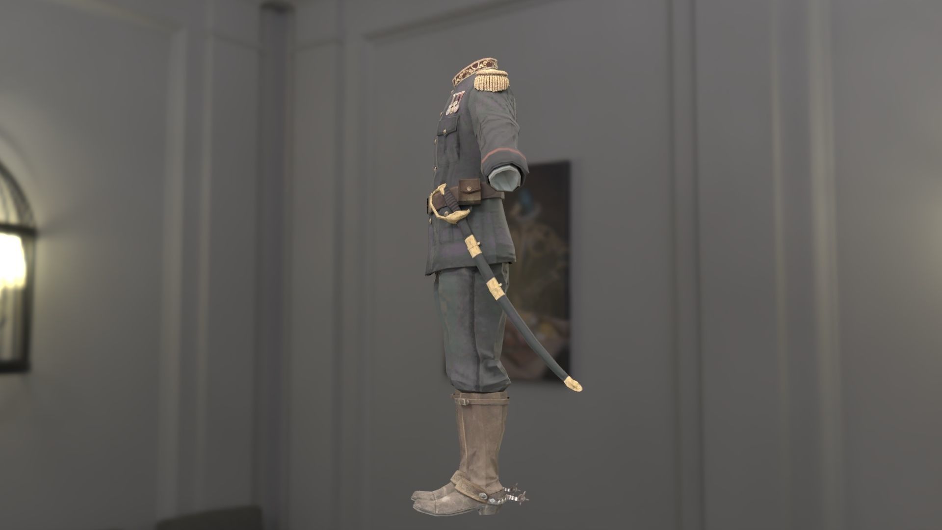 3D model World war Captain Soldier VR / AR / low-poly | CGTrader