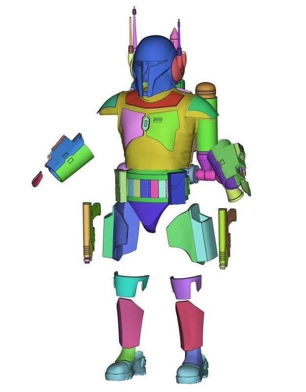 Pre Viszla Full Size Wearable Armor 3D printing STL Files 3D model 3D ...