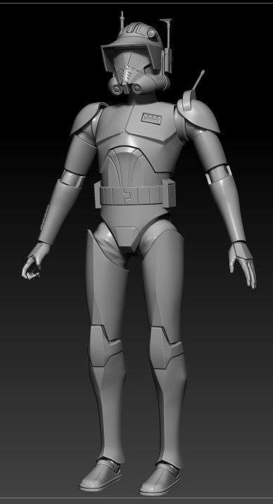 Bad Batch Imperial Cody One12 Scale STL Files 3D model 3D printable ...
