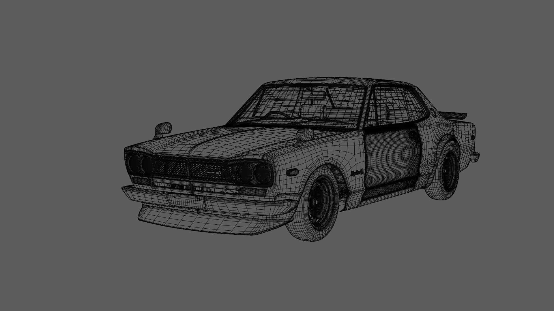 Nissan Skyline GTR 3D model | CGTrader