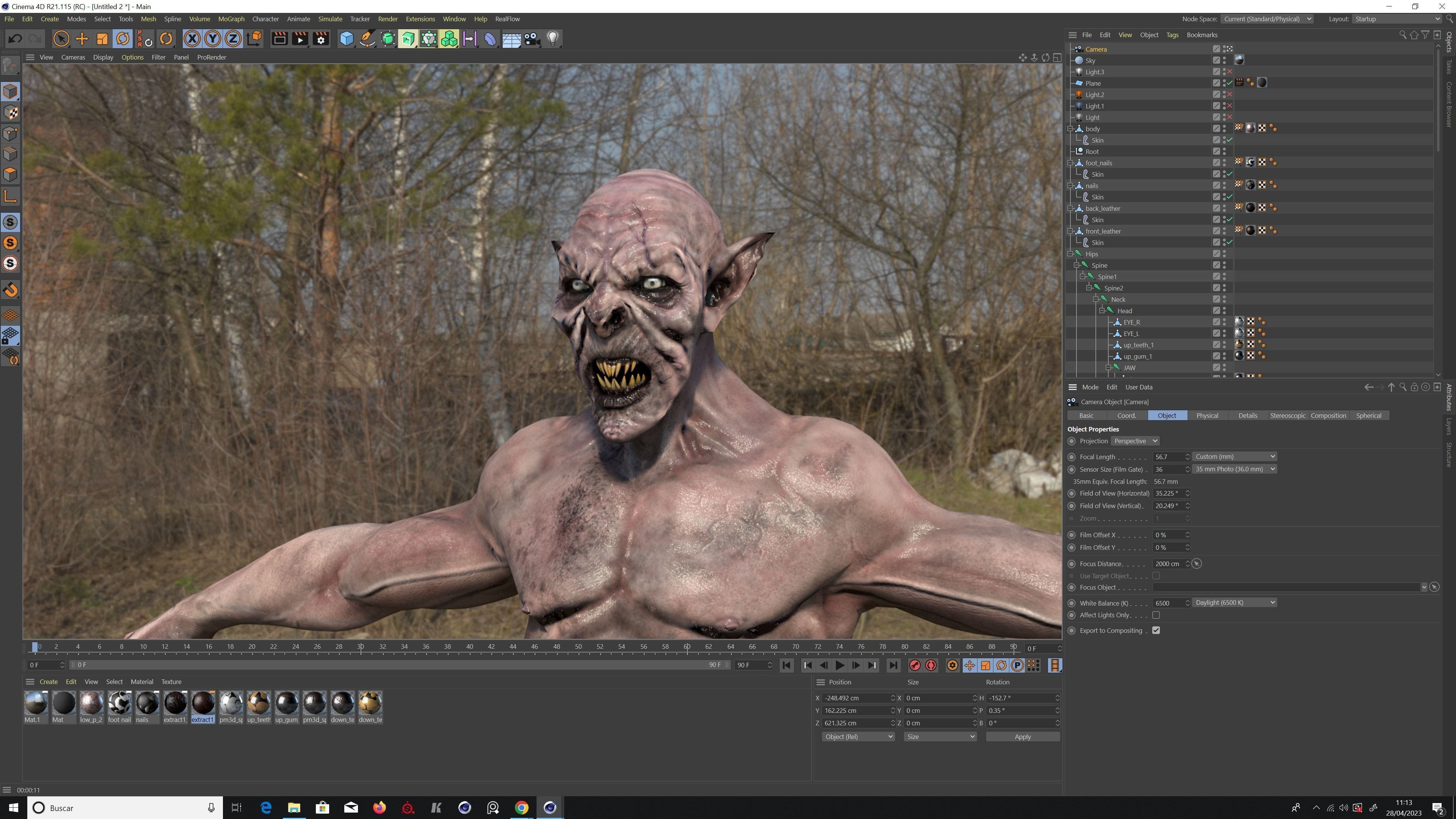 VAMPIRE 3D model animated rigged | CGTrader