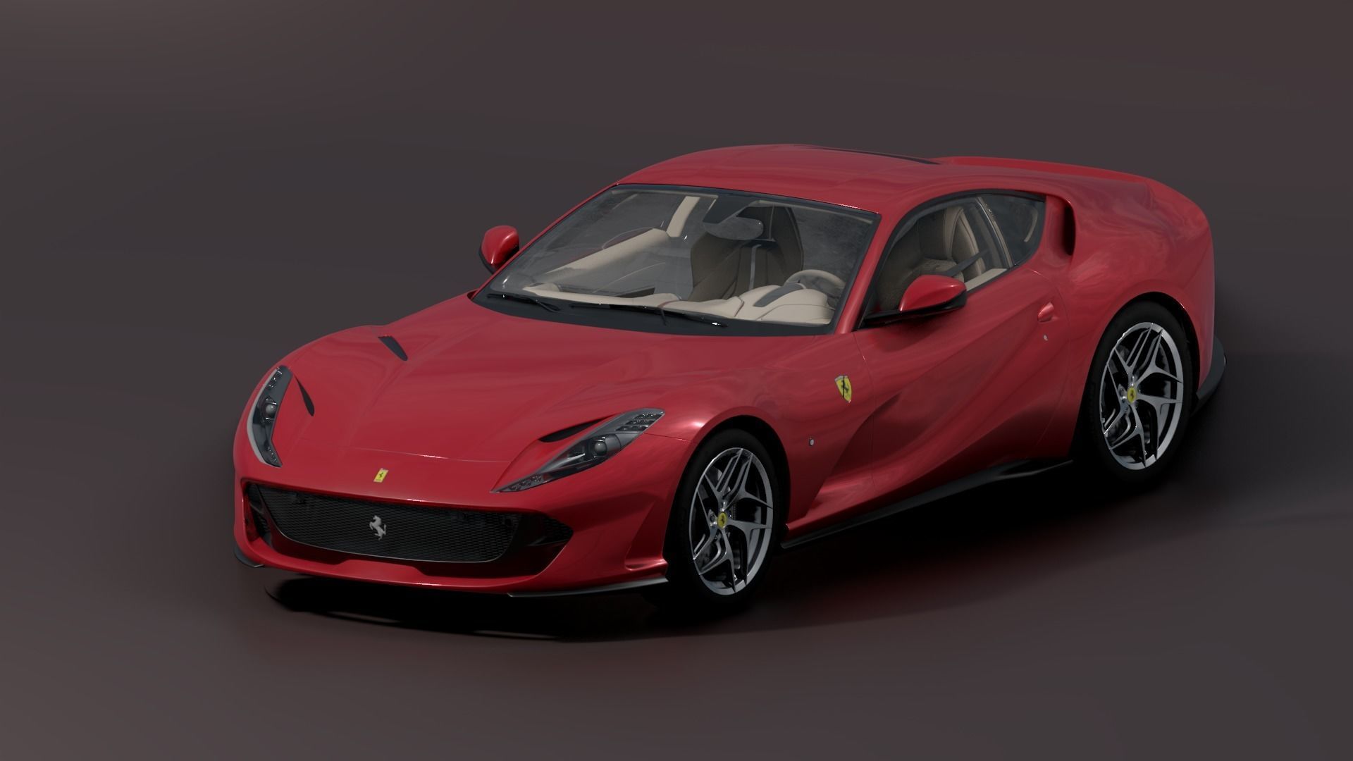 3D model Ferrari 812 Superfast - Photorealistic VR / AR / low-poly ...