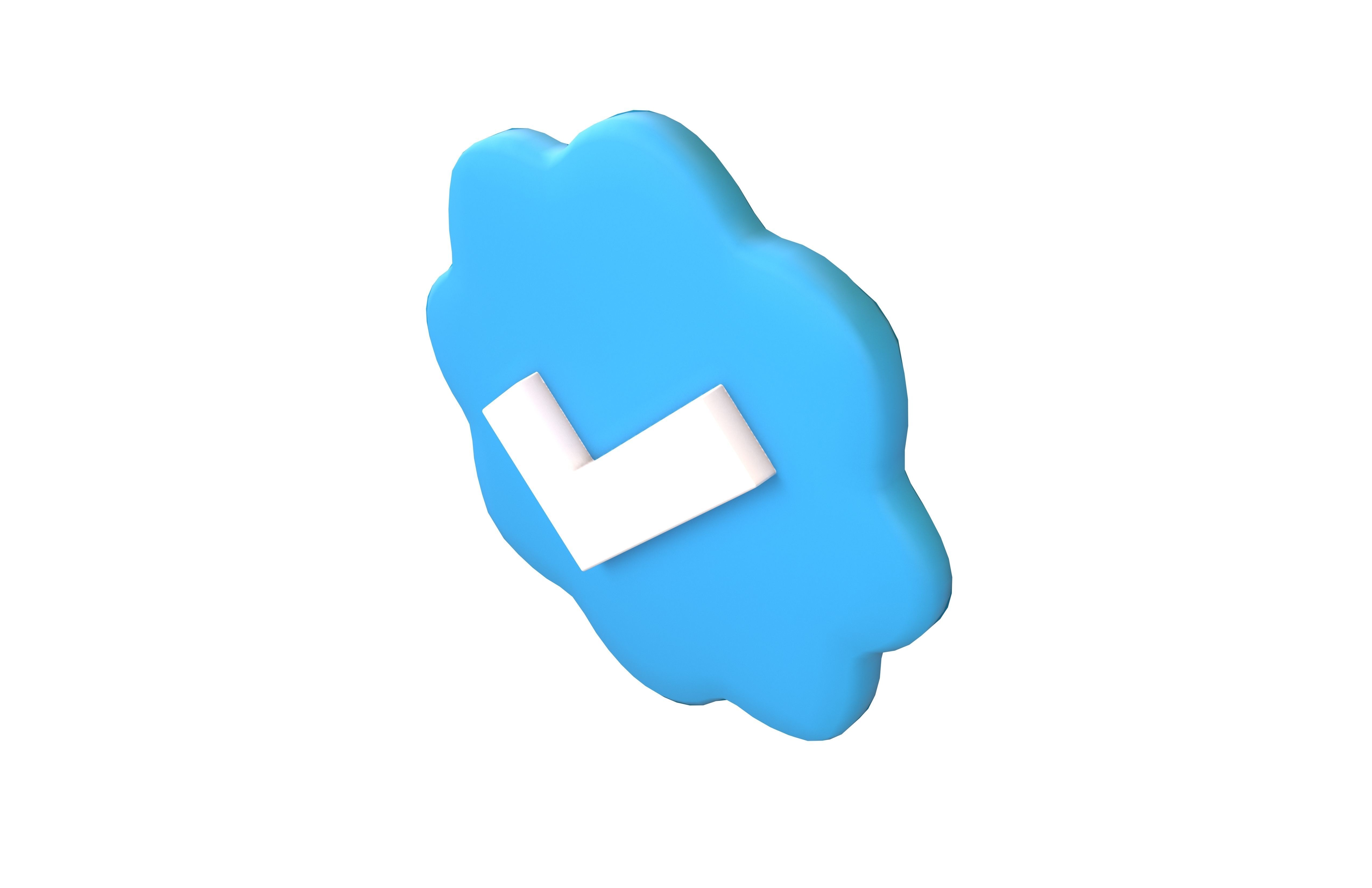 3D model Verified Check Mark Symbol v1 005 VR / AR / low-poly | CGTrader
