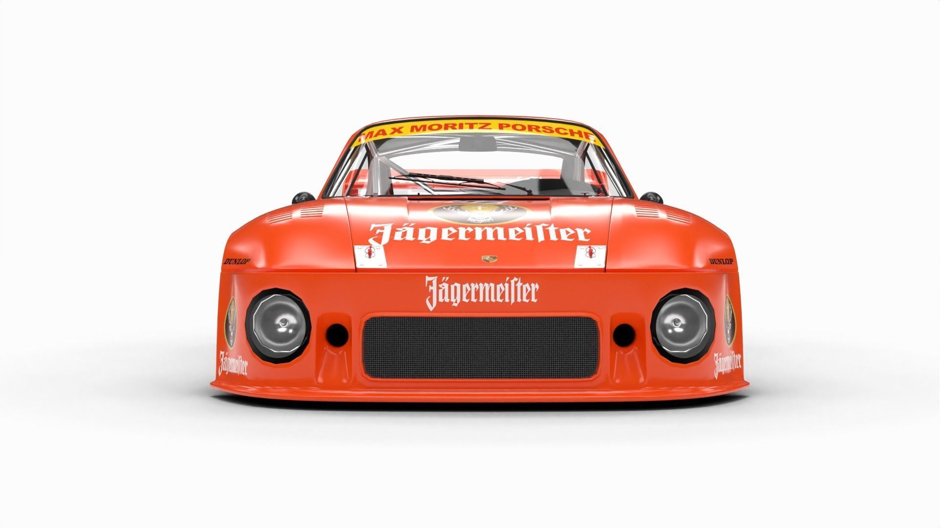Porsche 935 77 1977 52 Jagermeister Racing 3D model rigged | CGTrader