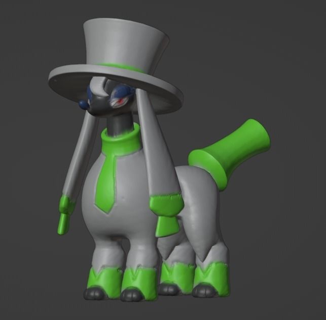 Furfrou Dandy Trim 3D model 3D printable | CGTrader