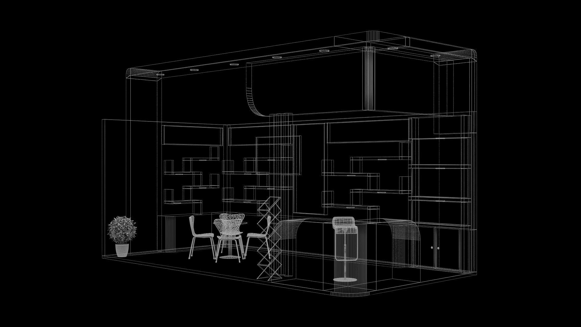 3D Simple display Exhibition Stall 6x3 18SQM 3D model | CGTrader