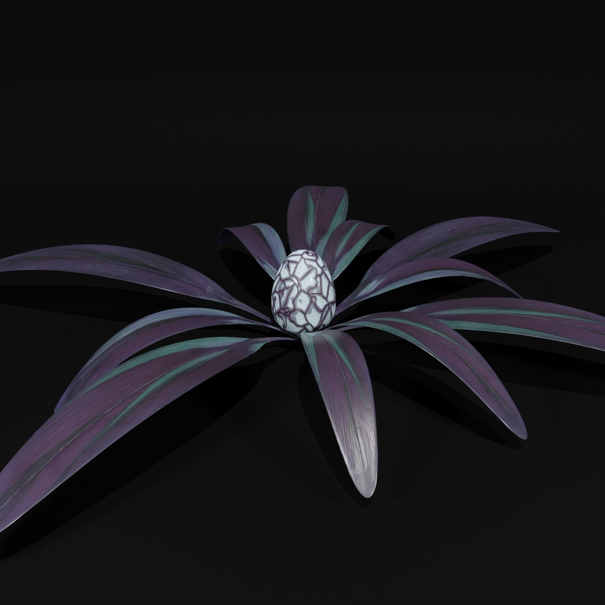 3D model Tropical Alien Plant VR / AR / low-poly | CGTrader