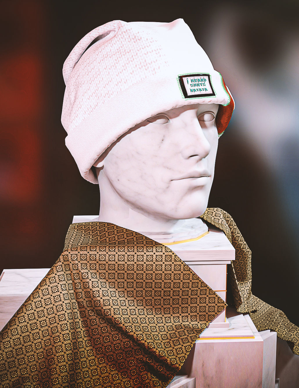 Beanie Full Project and easy custom fabric 3D model | CGTrader