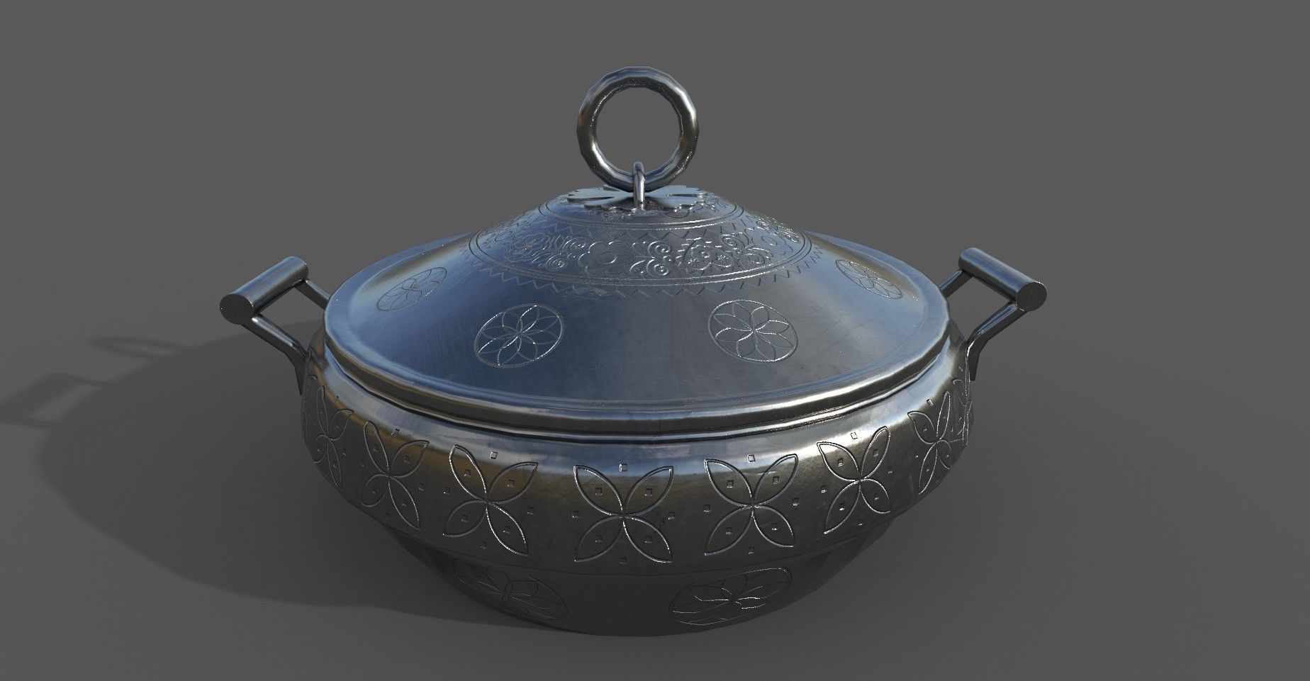 3D model Indian Clay bank and cooking pot VR / AR / low-poly | CGTrader