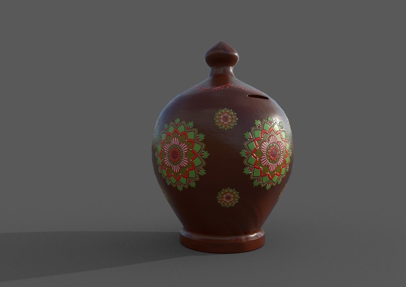 3D model Indian Clay bank and cooking pot VR / AR / low-poly | CGTrader