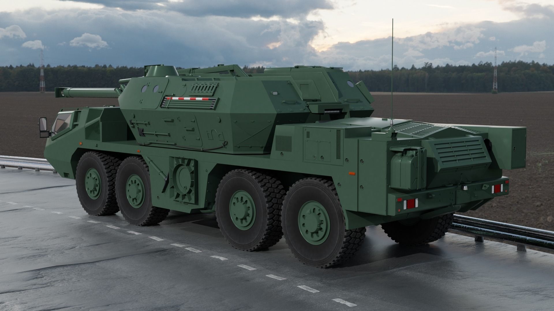 Dana M2 - VZ77 3D model | CGTrader