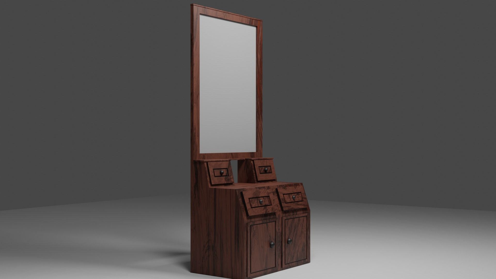 Realistic Mirror Table 3D model | CGTrader