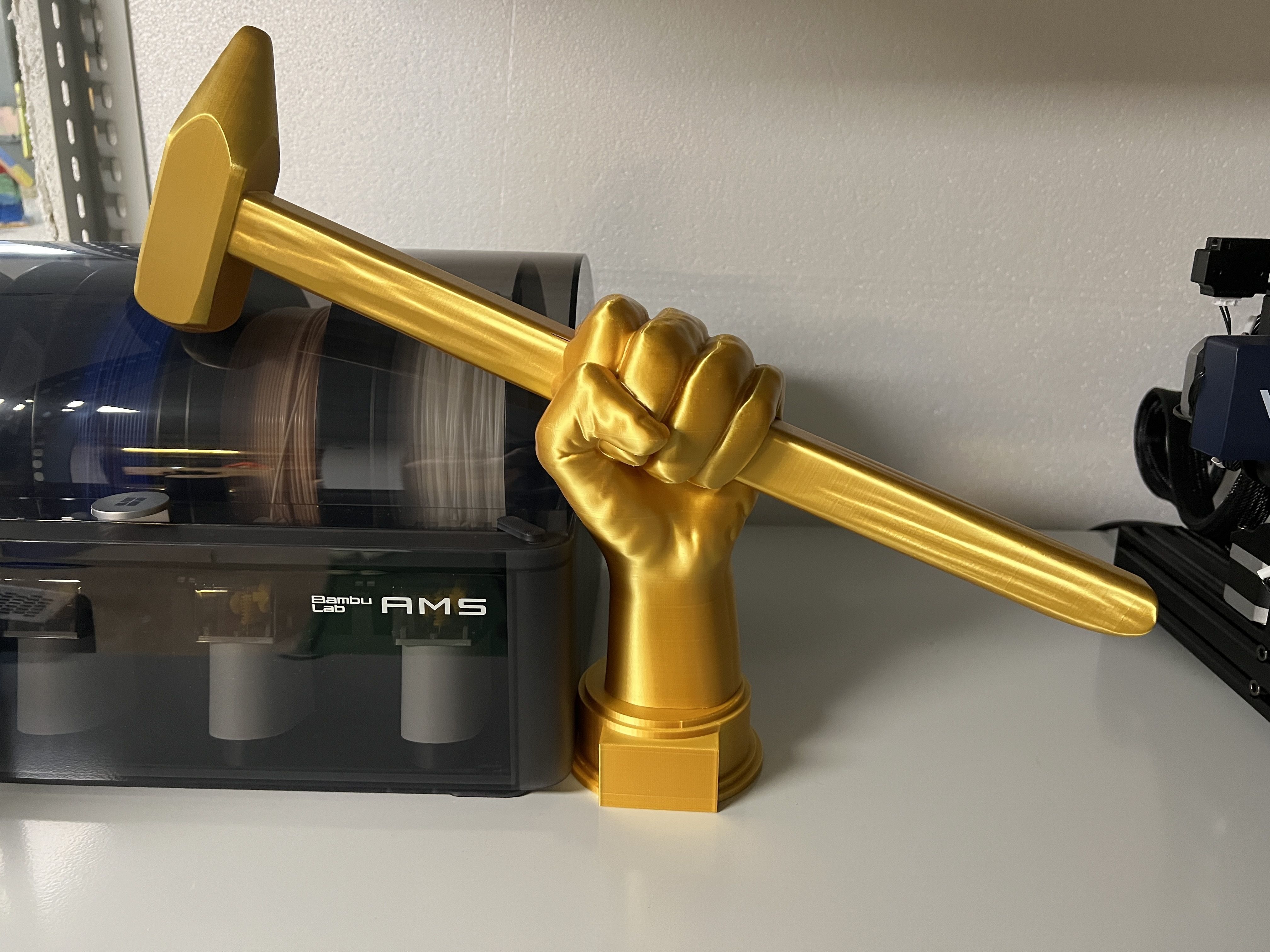 Trophy - Automotive or Handworker 3D model | CGTrader