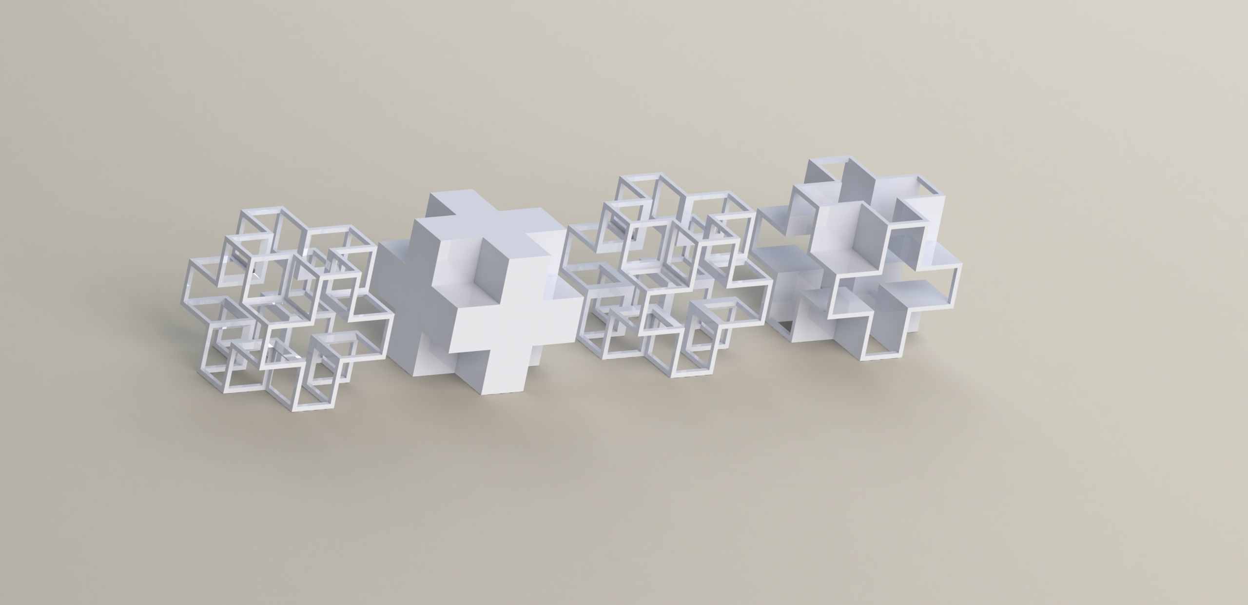 Plus 3D Figure 3D model 3D printable | CGTrader