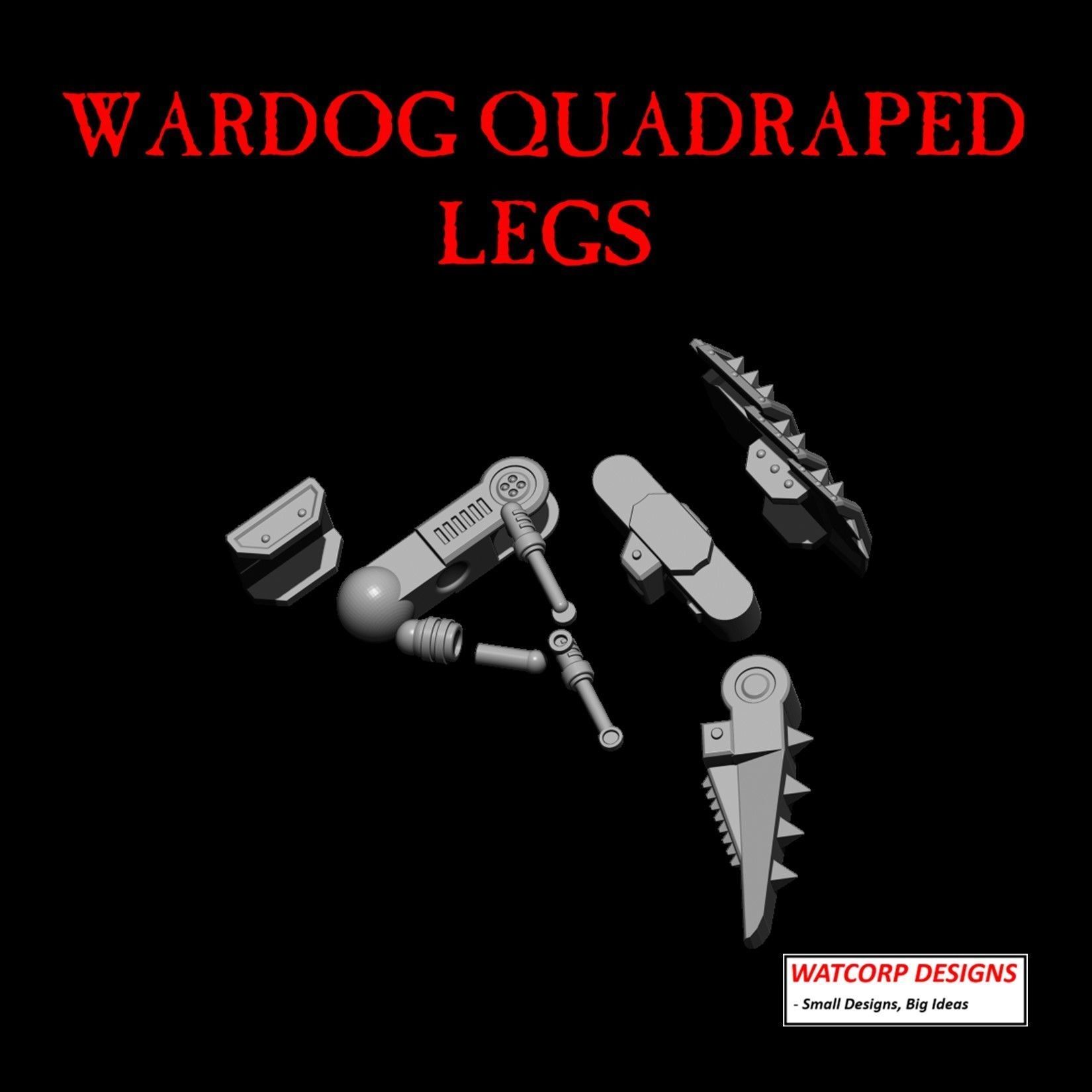WARDOG QUADRAPEDAL LEGS 3D model 3D printable | CGTrader