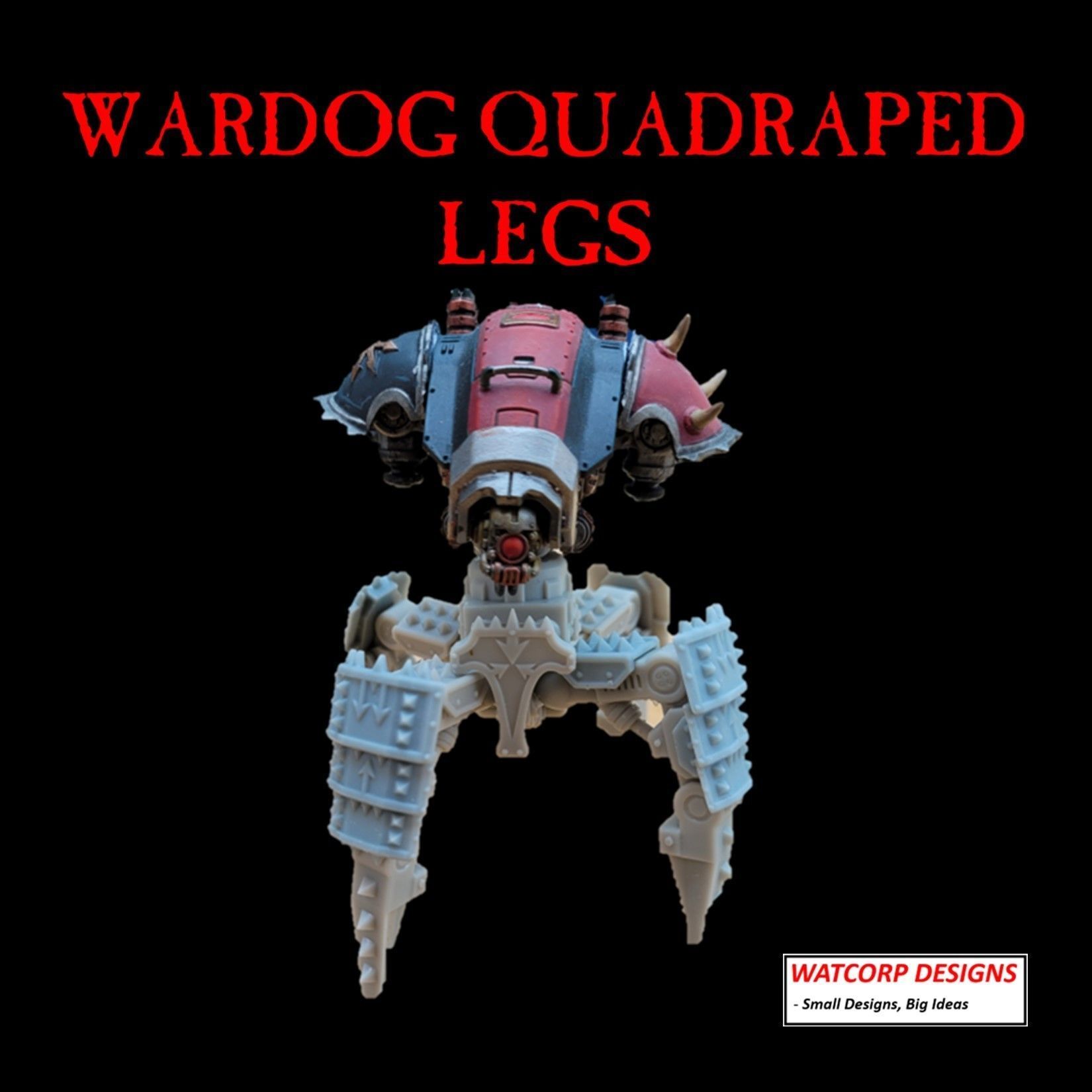 WARDOG QUADRAPEDAL LEGS 3D model 3D printable | CGTrader