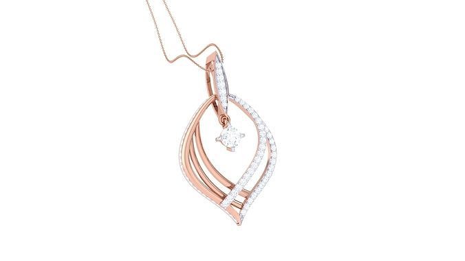 Cocktail Diamond Pendant 3dm stl obj gltf glb 3mf renders detail 3D ...