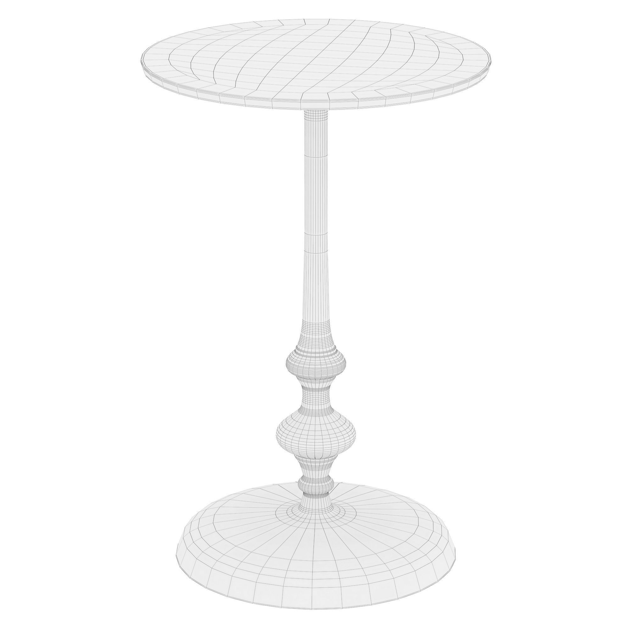 Ivanna side table free 3D model | CGTrader
