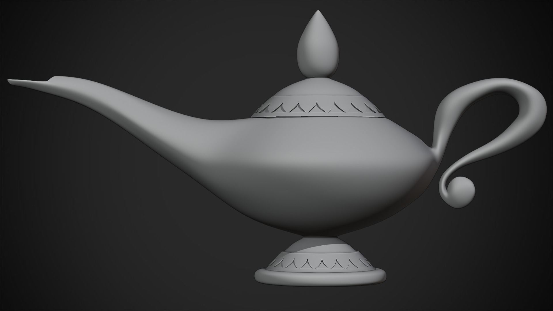 Aladdin Genie Lamp for Cosplay 3D model 3D printable | CGTrader