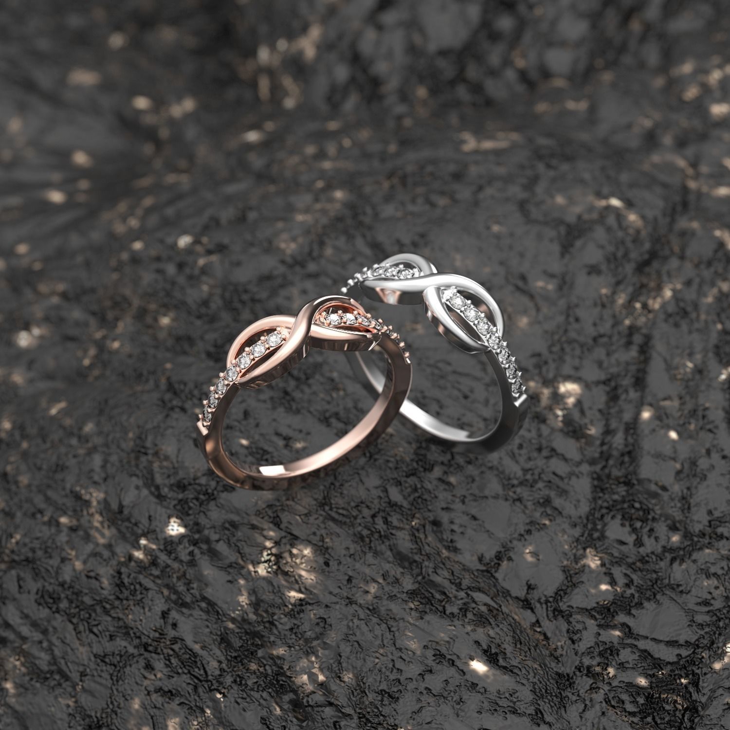 Infinity Ring free 3D model 3D printable | CGTrader
