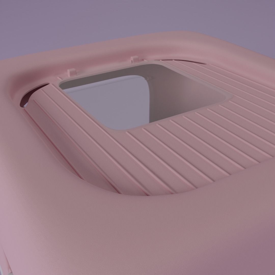 cat litter box 3D model | CGTrader