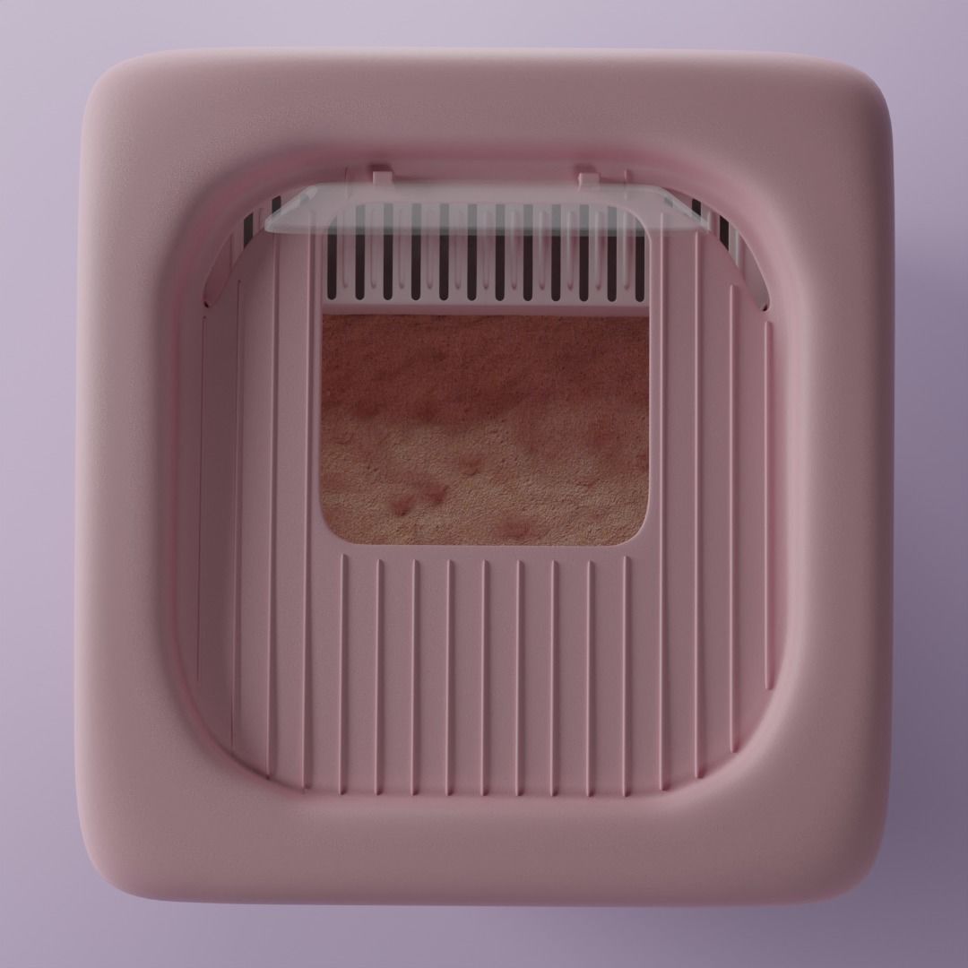 cat litter box 3D model | CGTrader