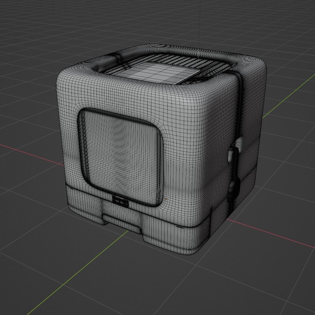 cat litter box 3D model | CGTrader