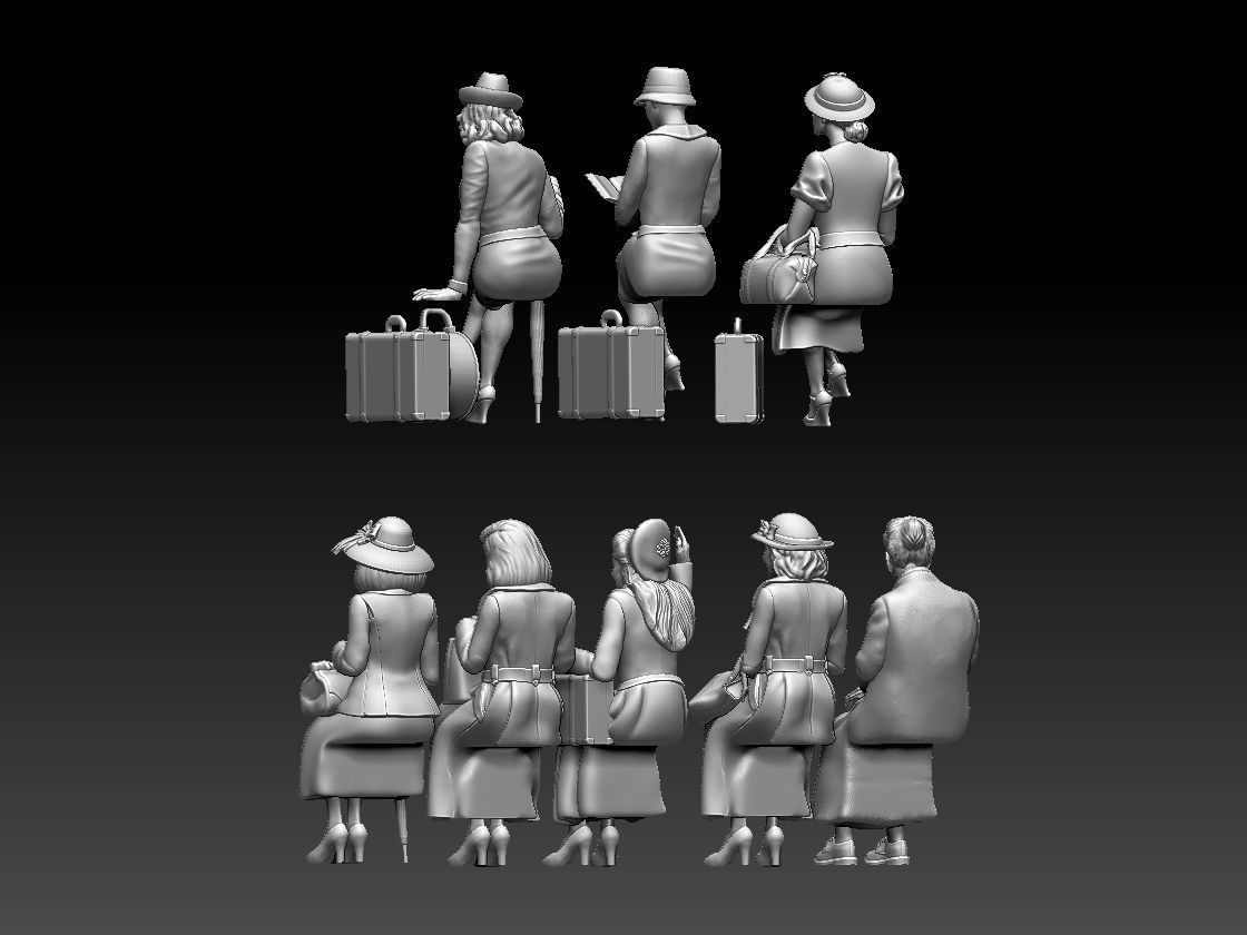 PASSENGERS 3D model 3D printable | CGTrader