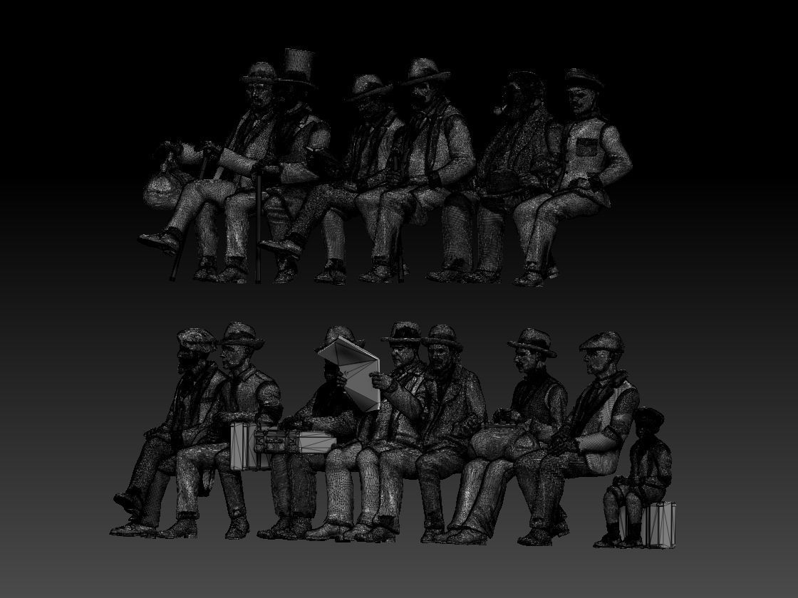 PASSENGERS 3D model 3D printable | CGTrader