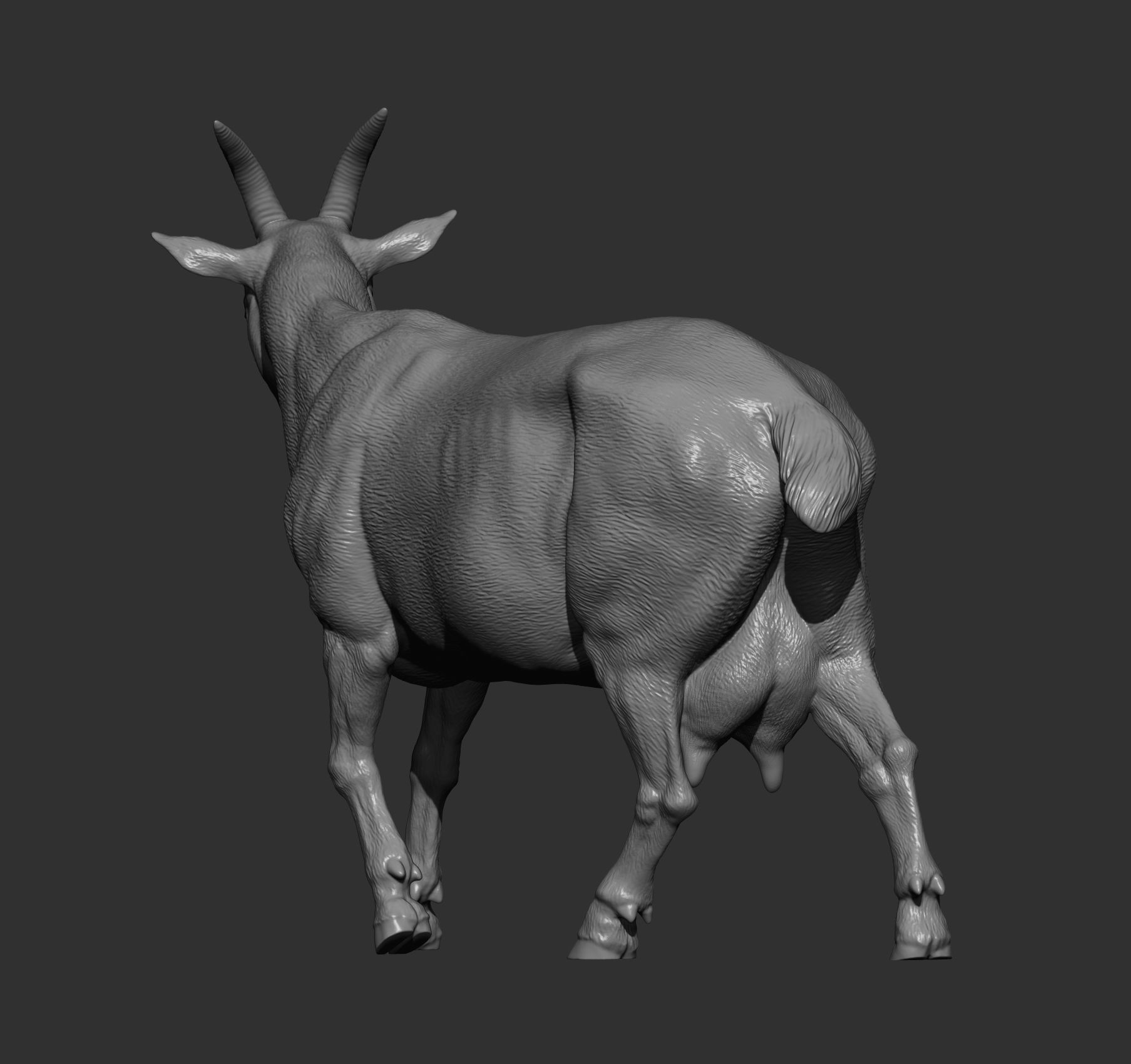 Goat 3D print model 3D model 3D printable | CGTrader