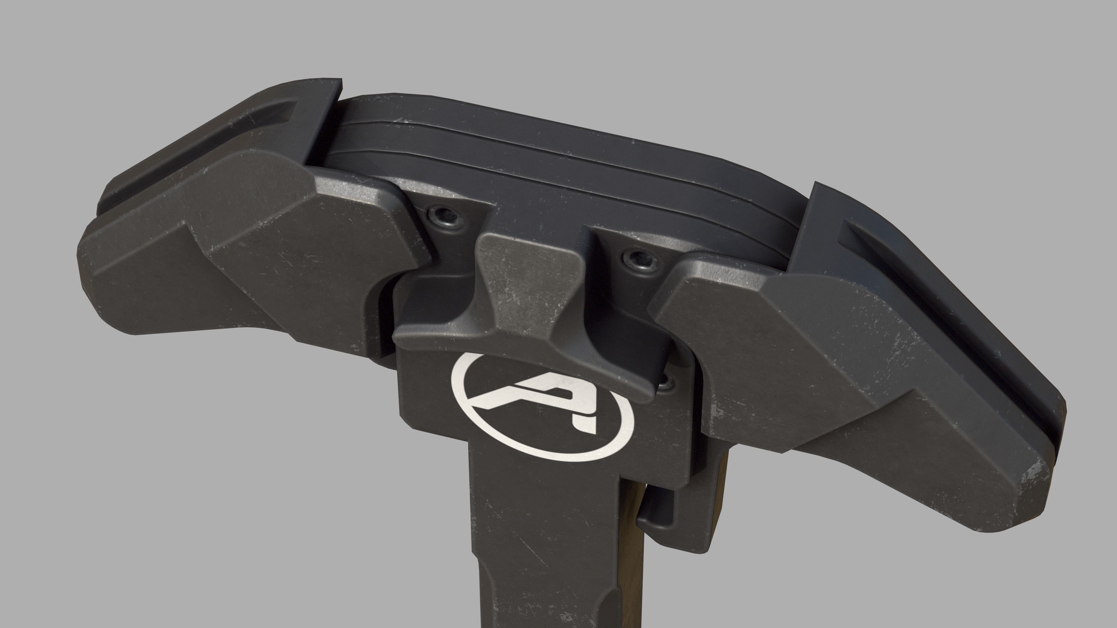 3D model BREACH Charging Handle - Replica - LOW POLY VR / AR / low-poly ...