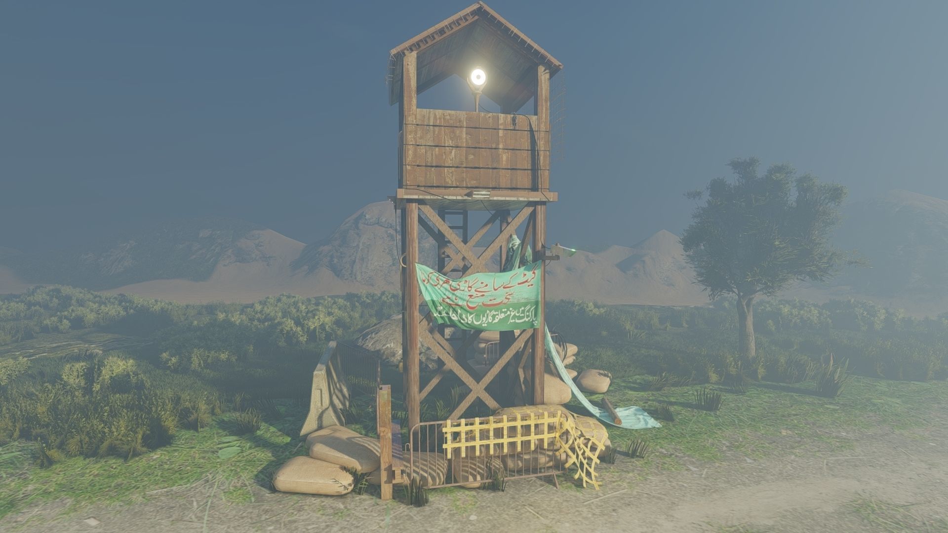 Project IGI Watch Tower 3D model animated | CGTrader