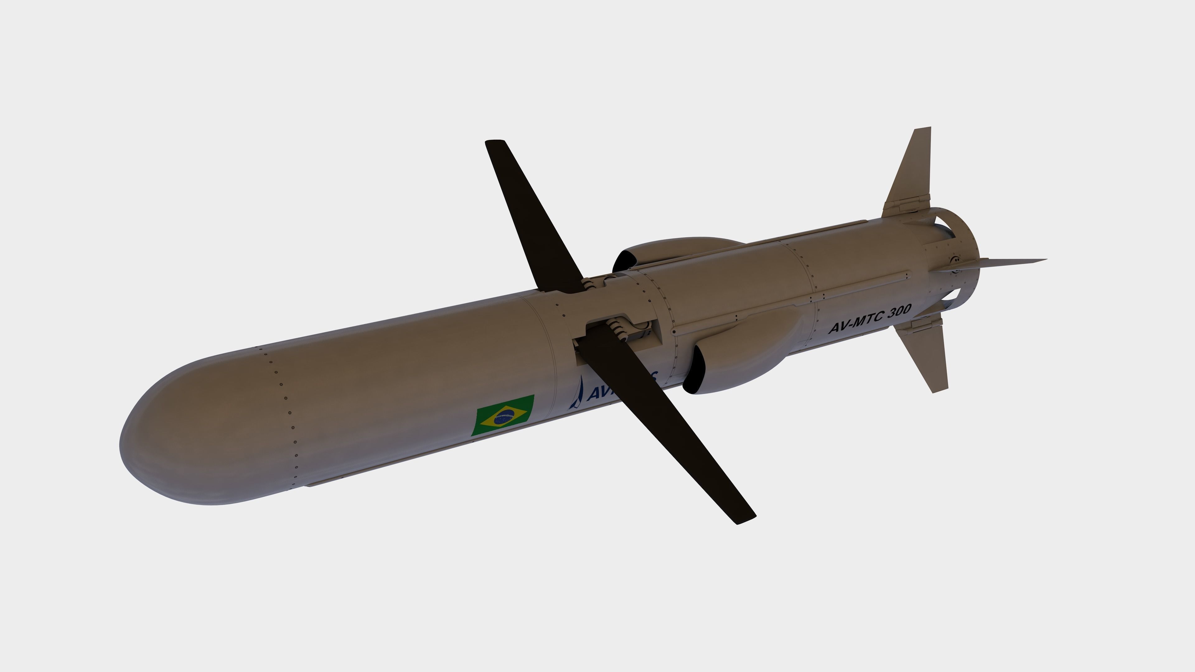 AV-MTC 300 - Cruise missile 3D model animated | CGTrader