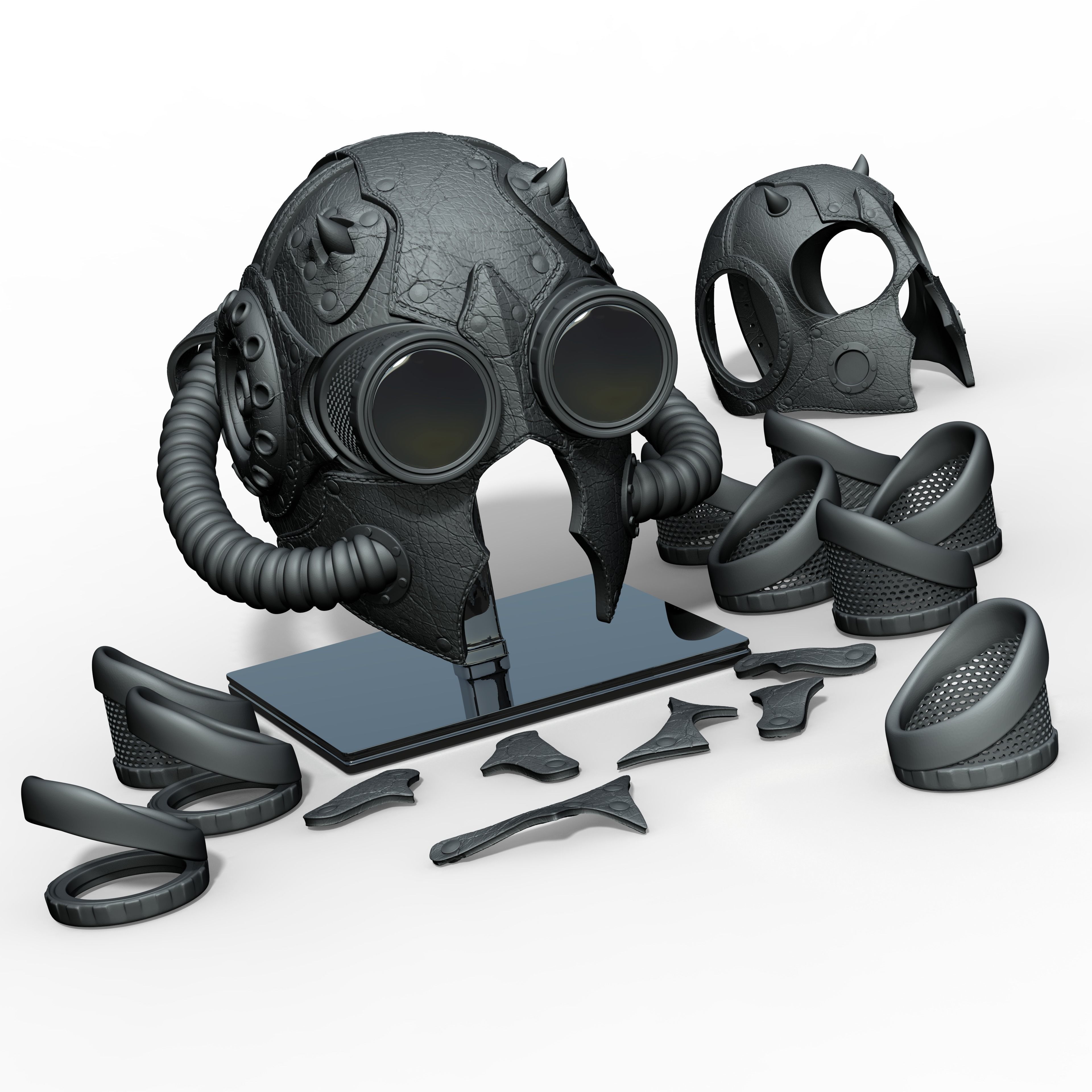 IMPERA MASK - NAMELESS GHOUL - GHOST B C 3D model 3D printable | CGTrader