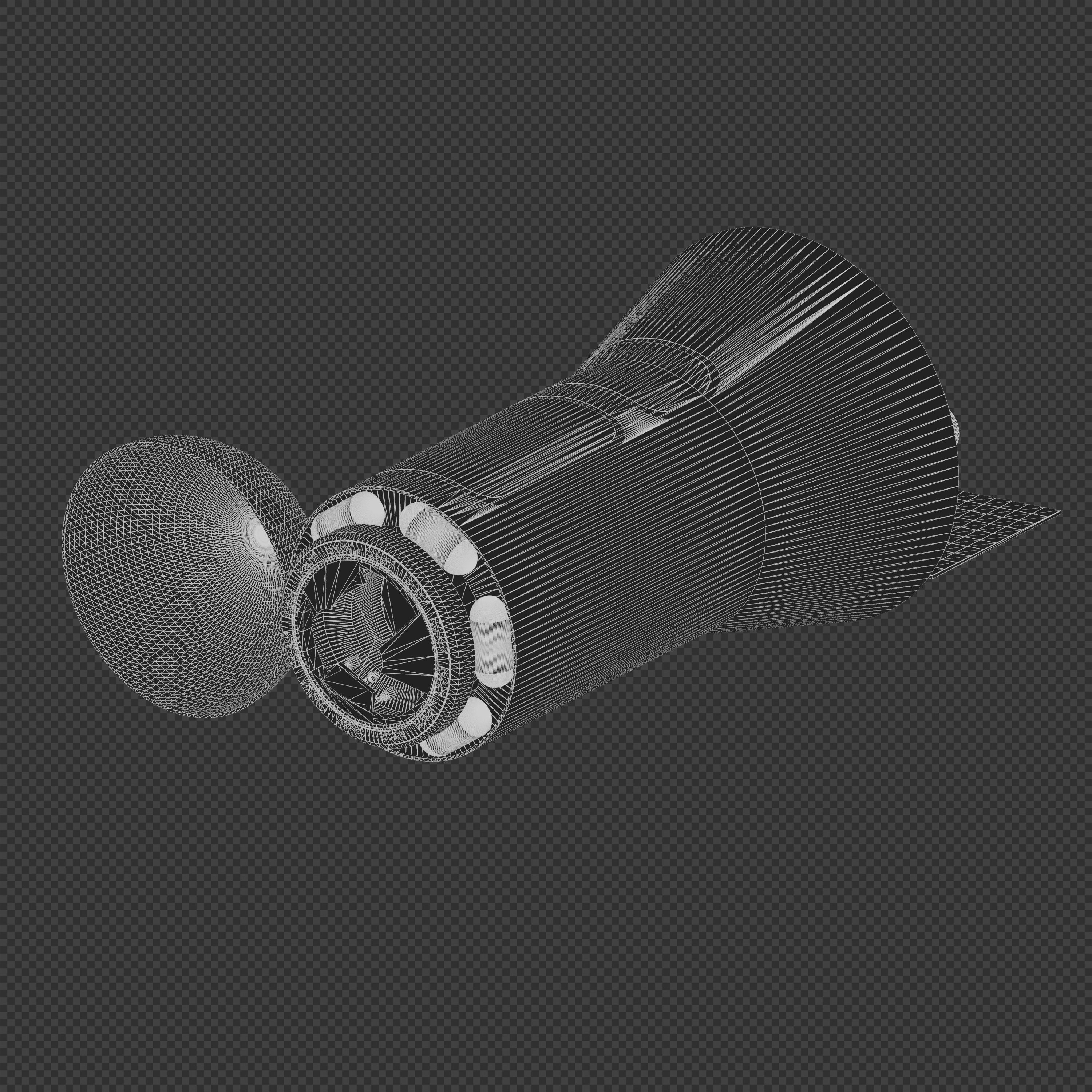 HMX XV Spacecraft 3D model | CGTrader