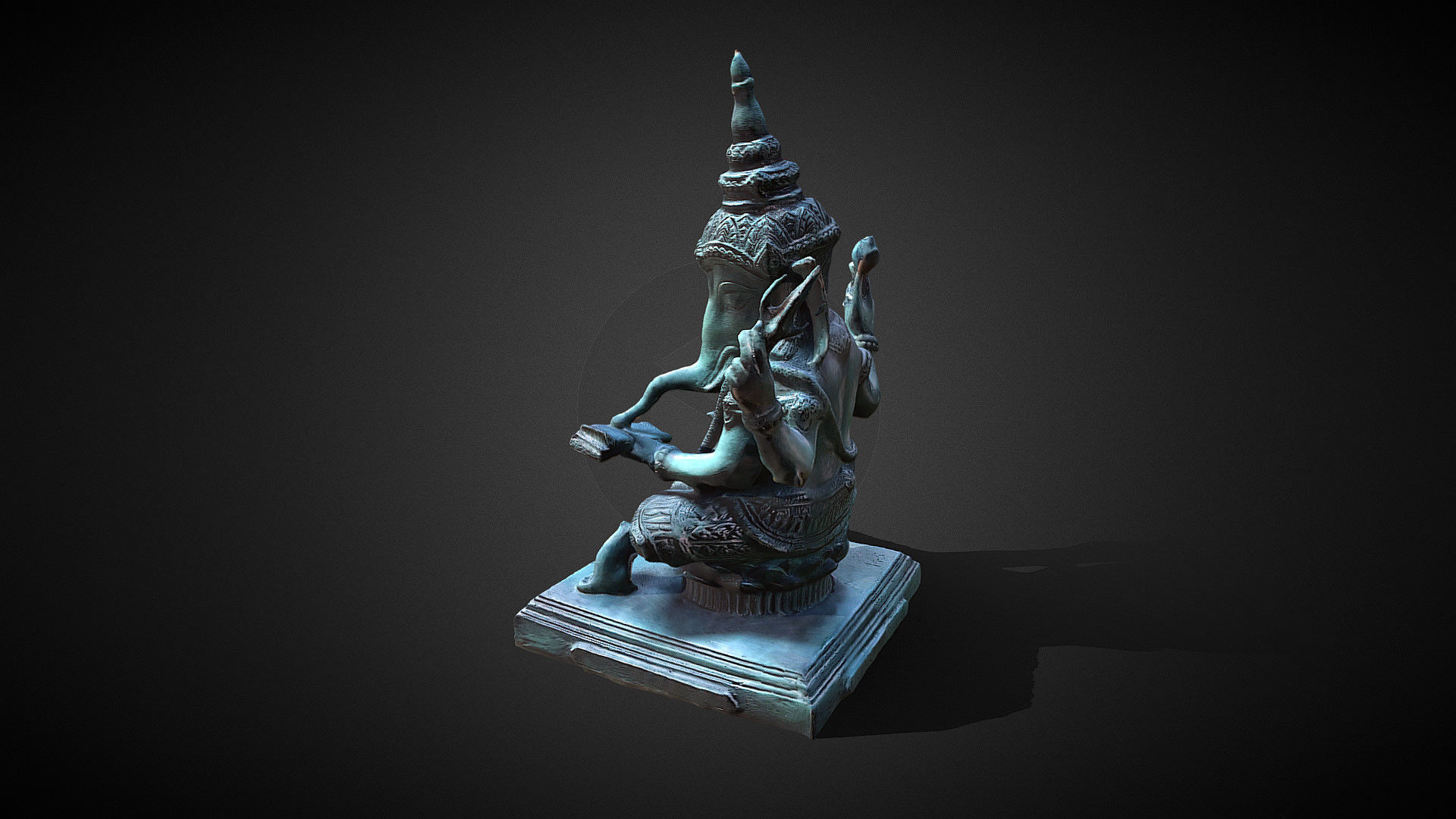 Ganesha Statue 3D model 3D printable | CGTrader
