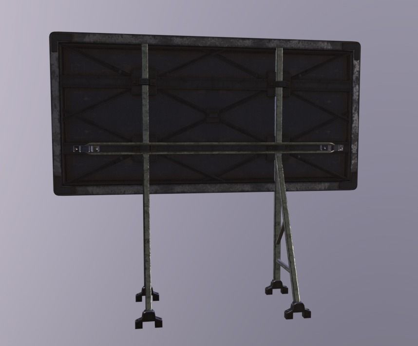 3D model Billboard Sign VR / AR / low-poly | CGTrader