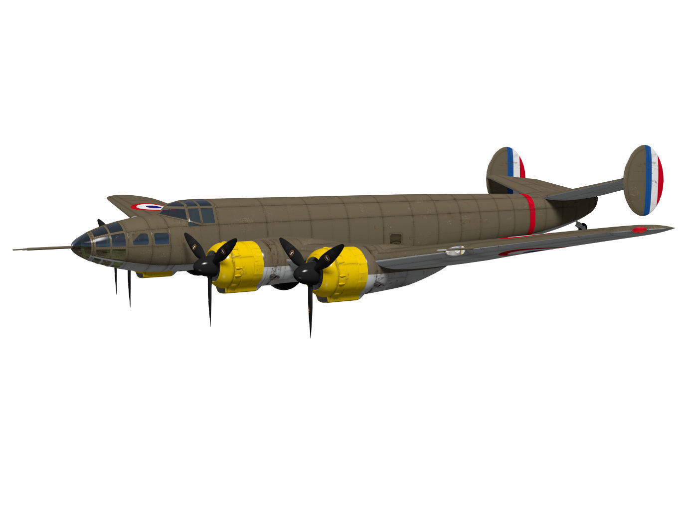 Bloch MB162 3D model | CGTrader