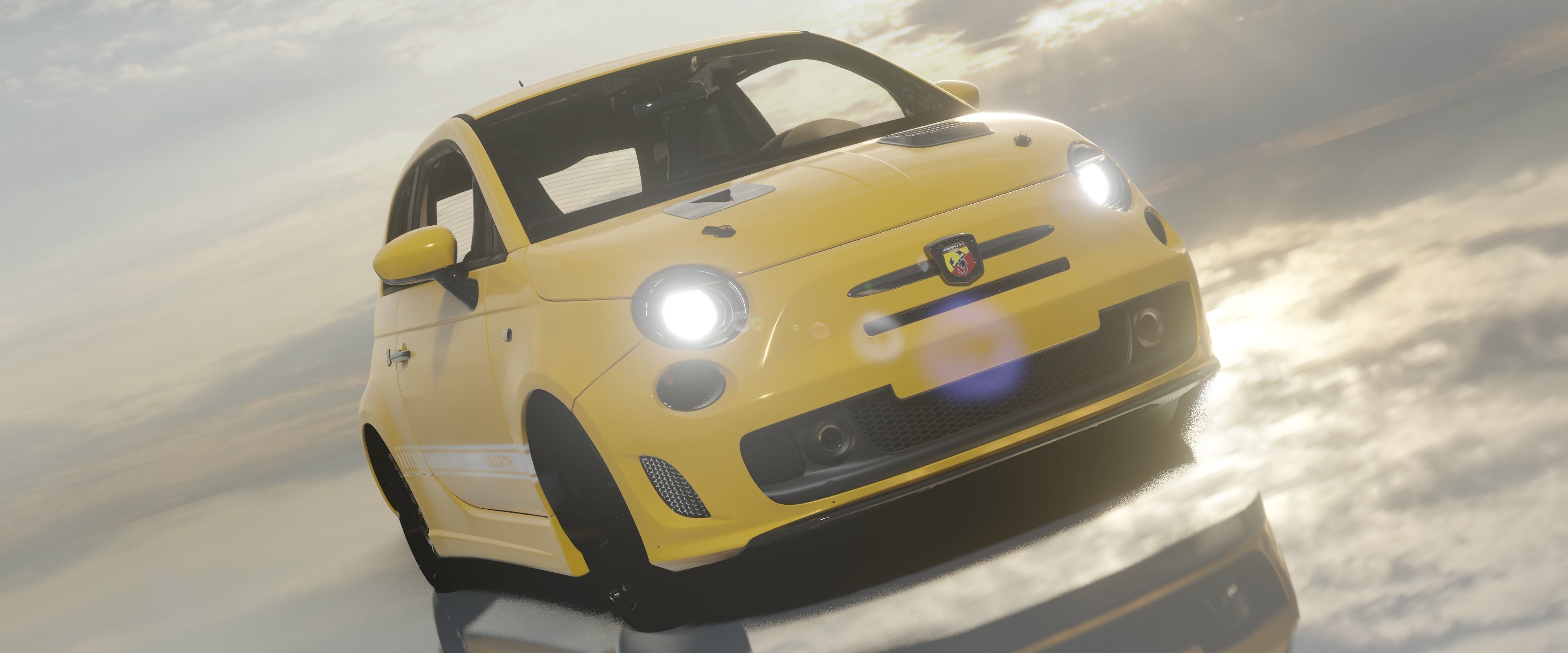 3D model Fiat Abarth 500 - Rigged VR / AR / low-poly | CGTrader