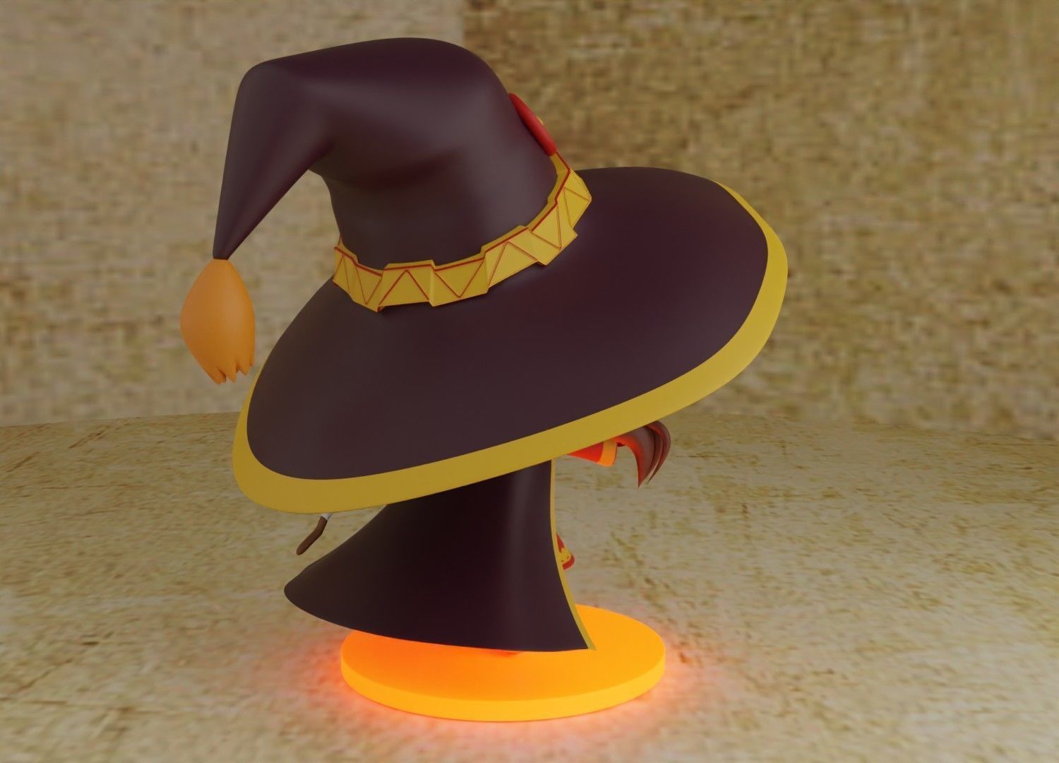 chibi megumin 3D model 3D printable | CGTrader