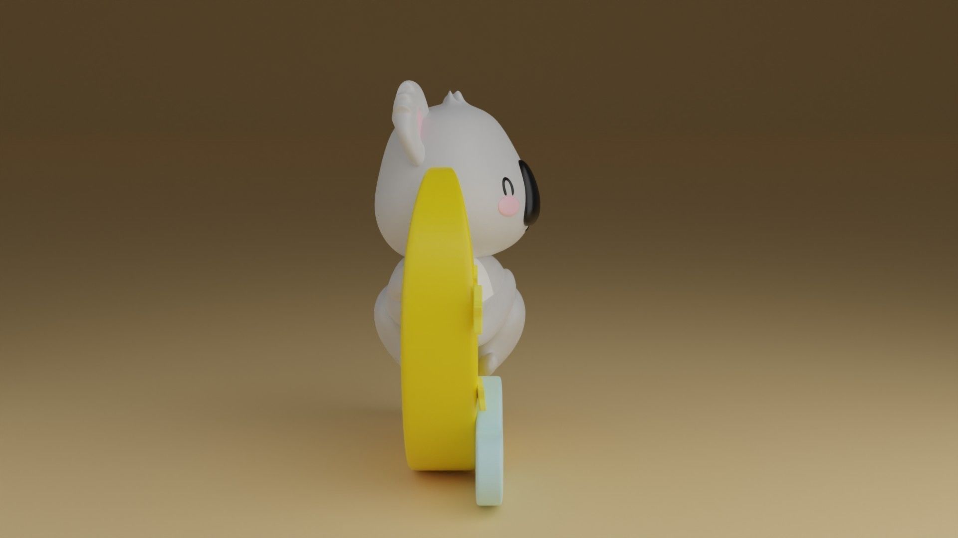 good night koala 3D model 3D printable | CGTrader