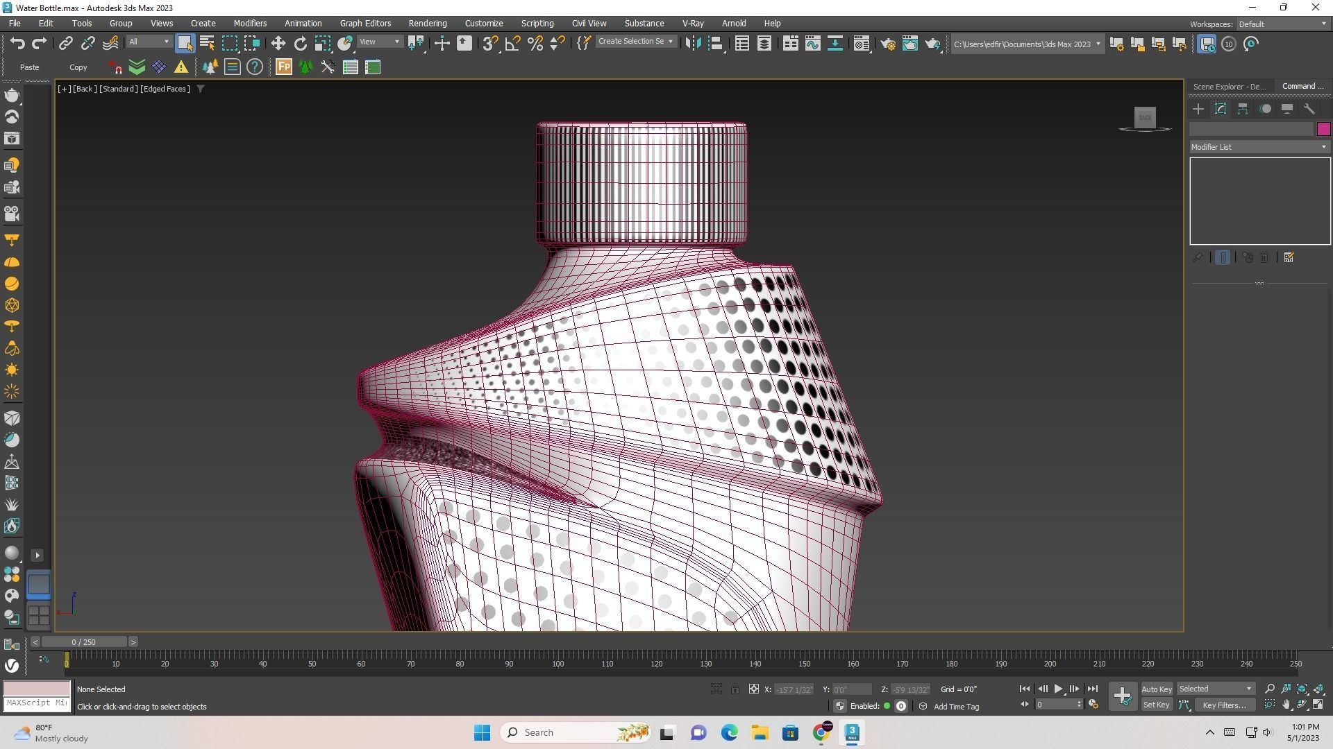 New Design of Metal Drink Bottle Mockup 3D model 3D model | CGTrader