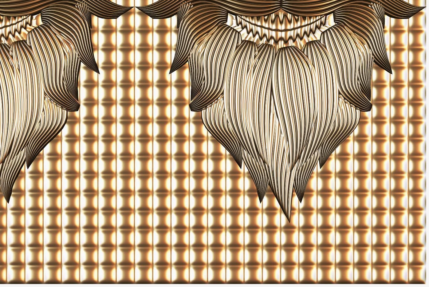 Backgammon ornament model for cnc 01 3D model | CGTrader