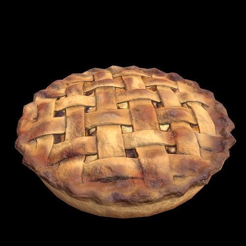 3D model Apple Pie VR / AR / low-poly | CGTrader