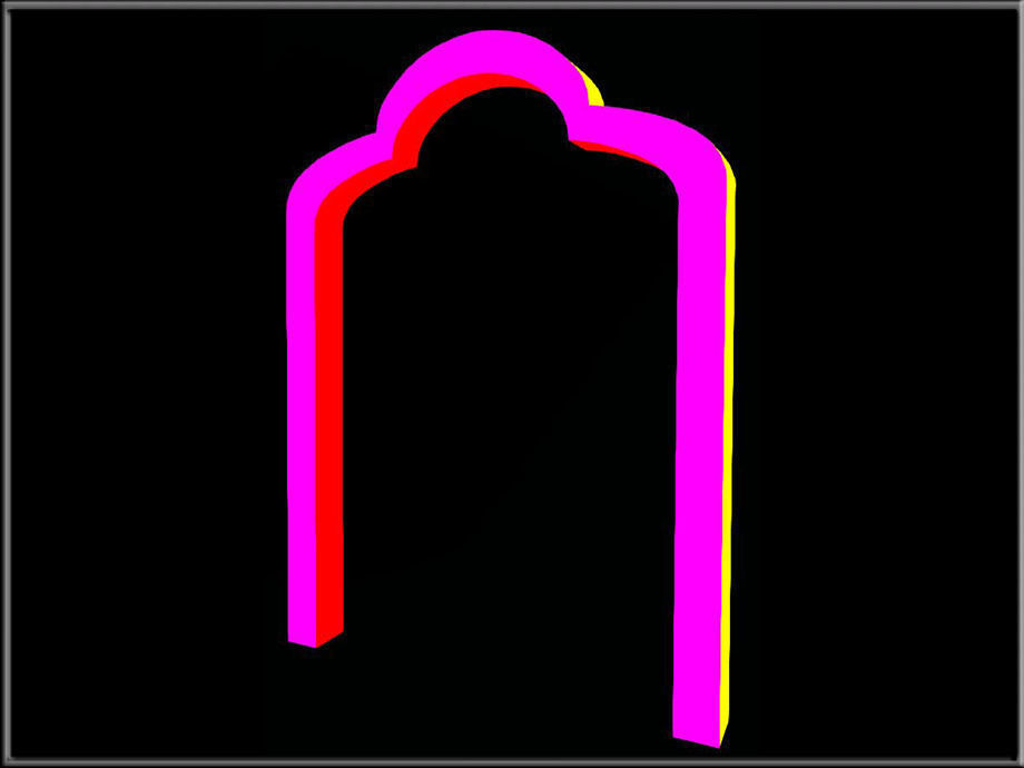 3D model Trefoil arch VR / AR / low-poly | CGTrader