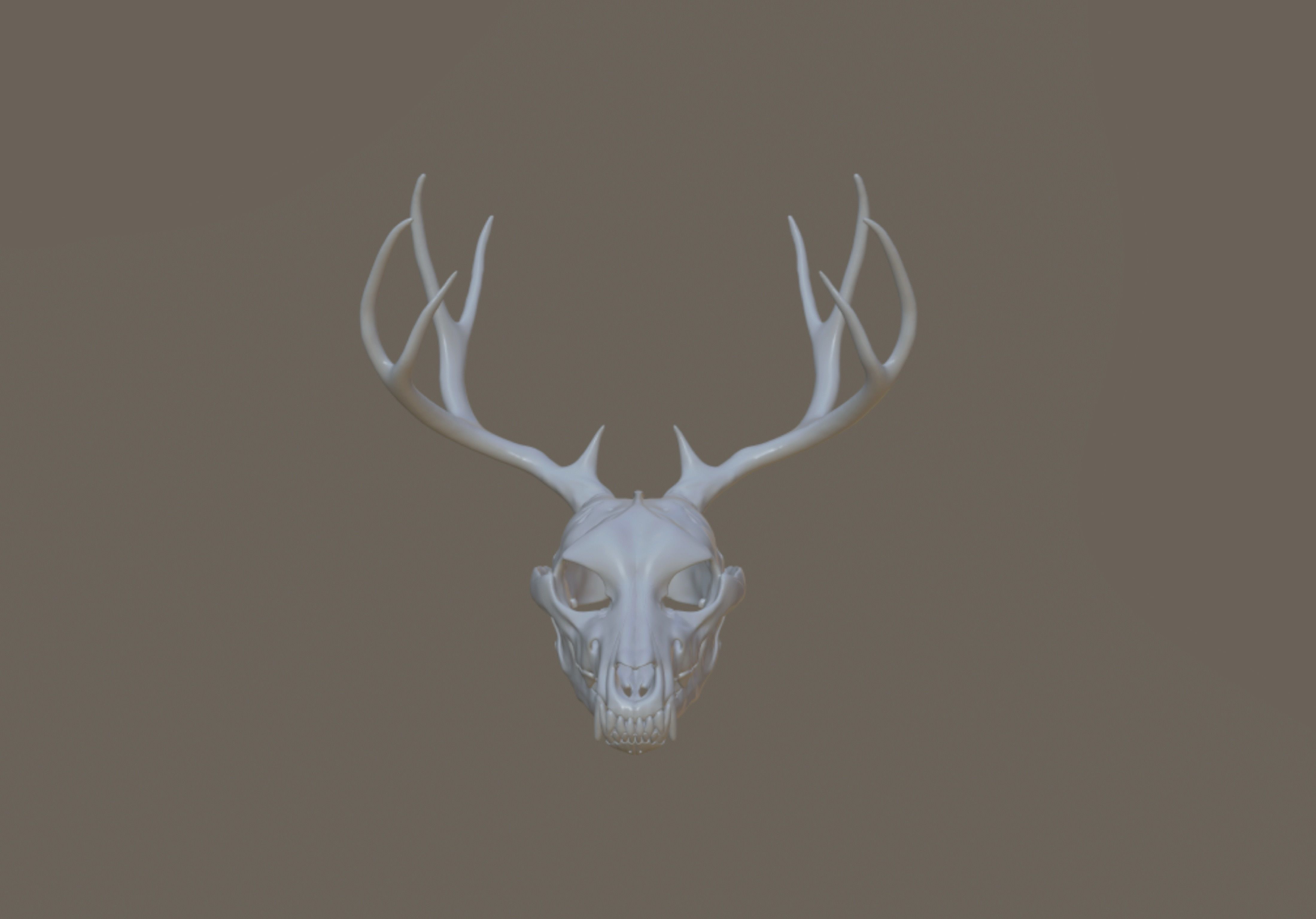 Wendigo Skull 3D model 3D printable | CGTrader