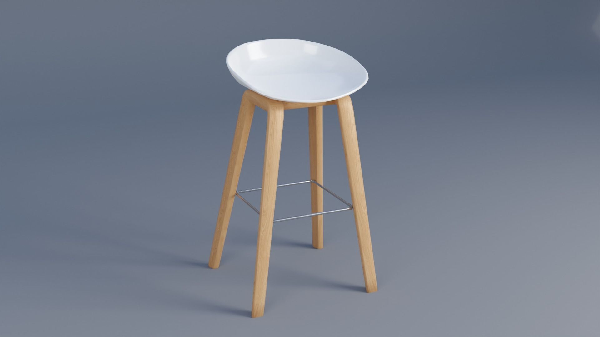 3D model Bar Stool VR / AR / low-poly | CGTrader