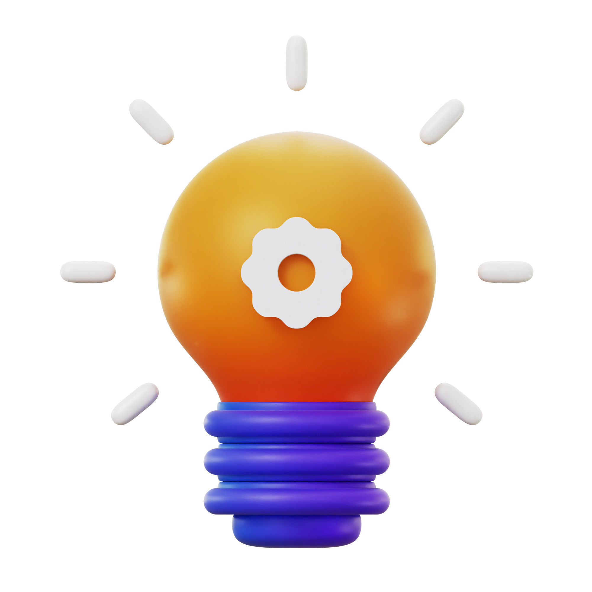 3D model 3d Business Idea Light Bulb VR / AR / low-poly | CGTrader