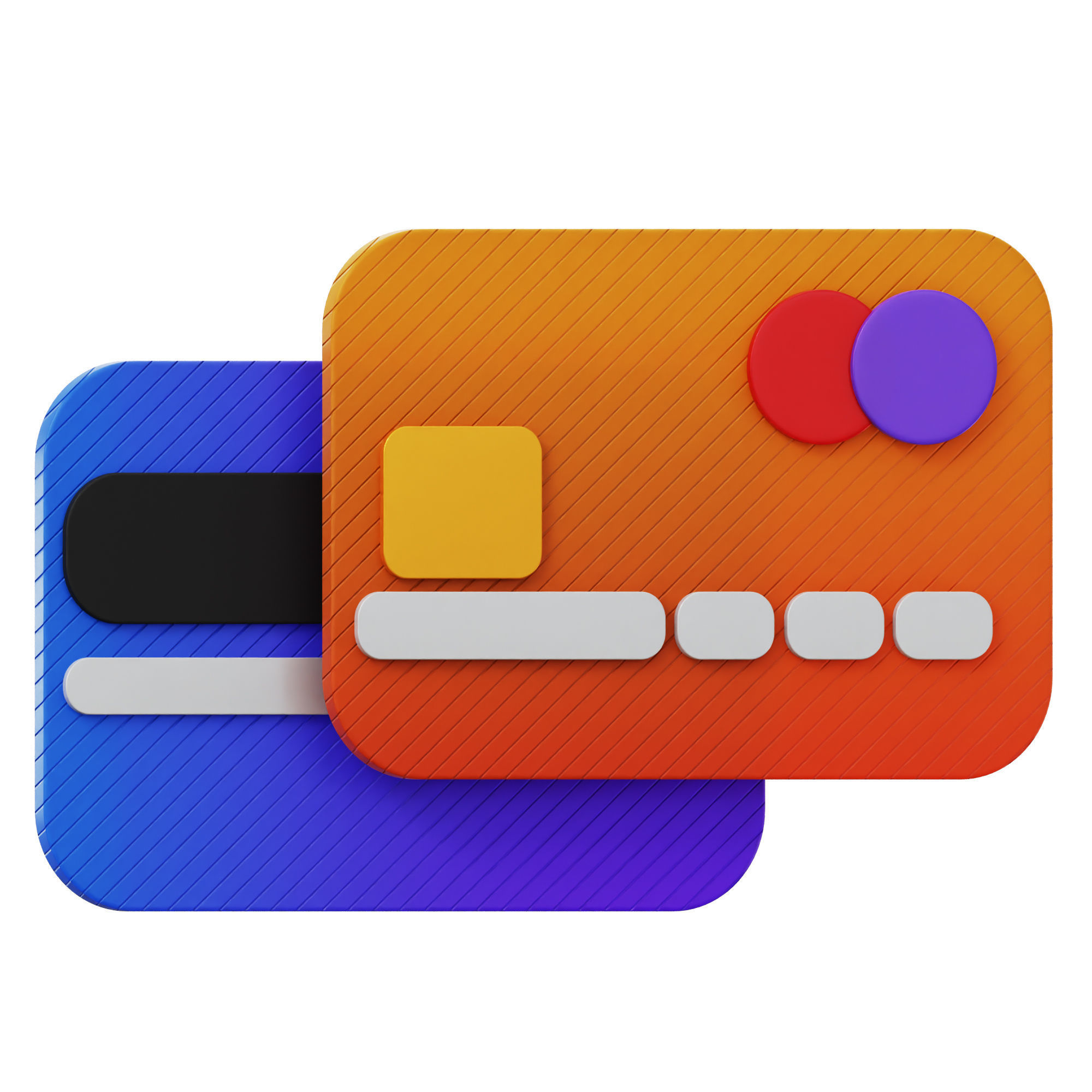 3D model 3D Debit or Credit Card VR / AR / low-poly | CGTrader