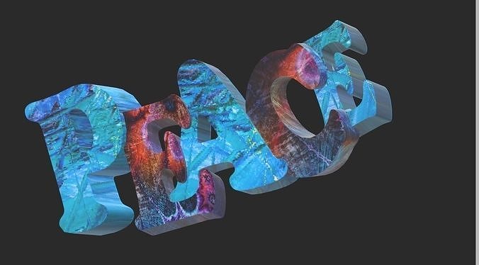peace 3D model | CGTrader